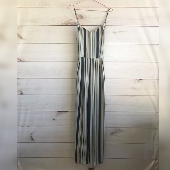 Monteau | Pants & Jumpsuits | Monteau Multicolor Striped Jumpsuit ...